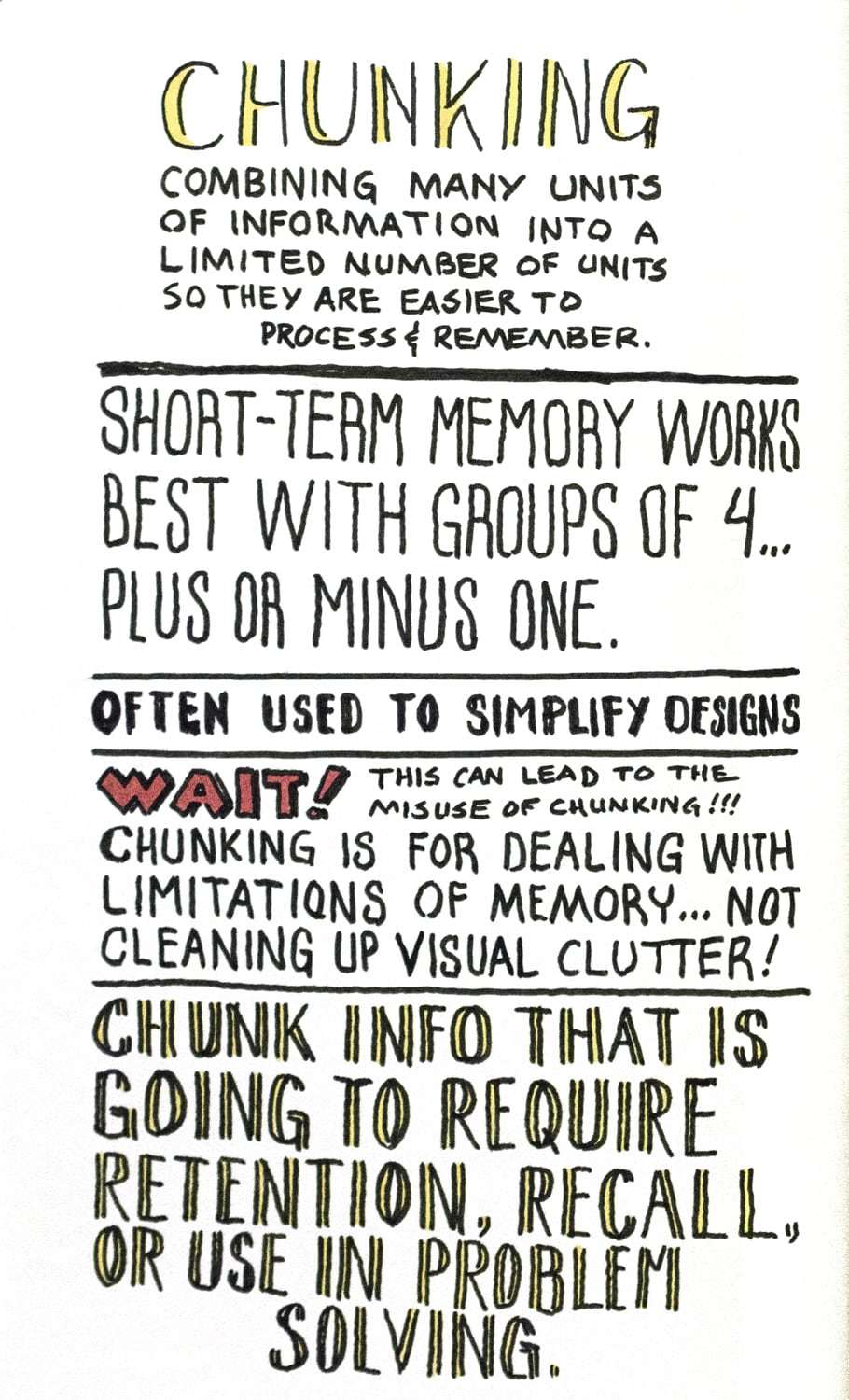 Universal Principles of Design Sketch Notes — Robert Leeper